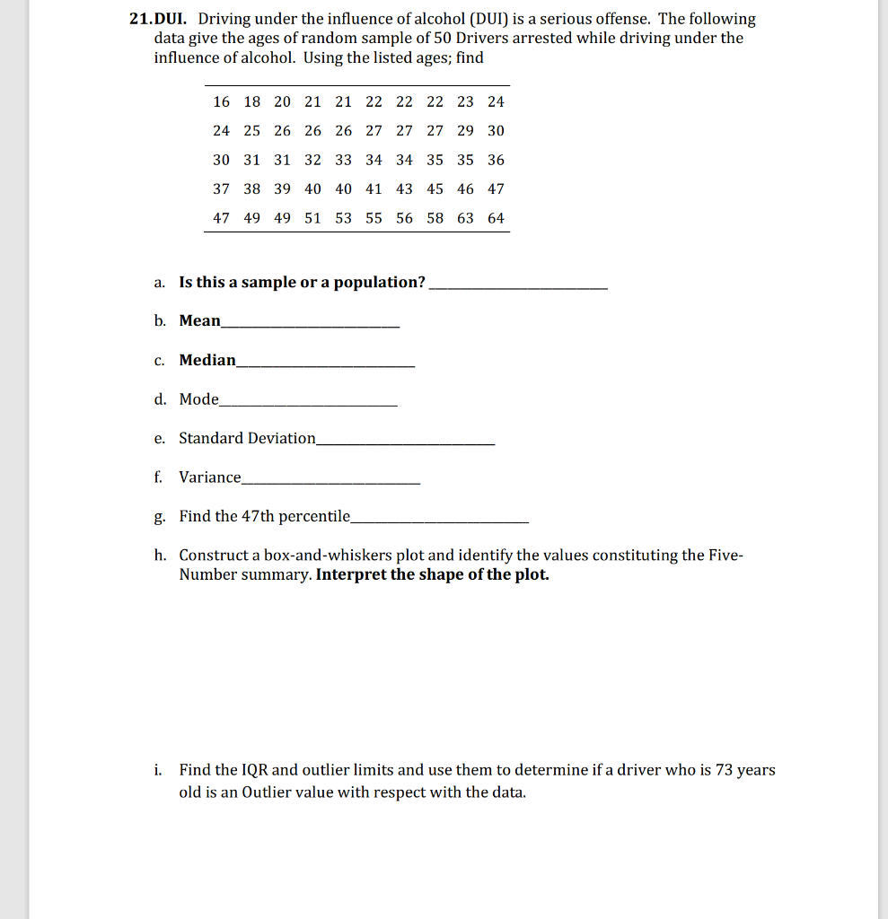 Solved Measures of the Center (2.5,2.6) 1. Common choices | Chegg.com