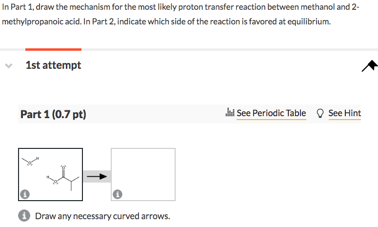 Solved Add the curved arrow notation to this proton transfer | Chegg.com