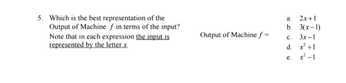 Solved Which is the best representation of the Output of | Chegg.com