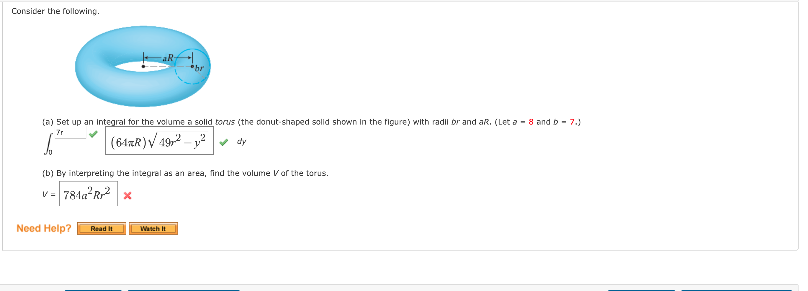 Solved The cross-sectional area of a disk of radius r is | Chegg.com