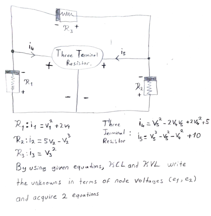 Solved um R3 + (Three Terminal + Resistor. + R1 22 + - | Chegg.com