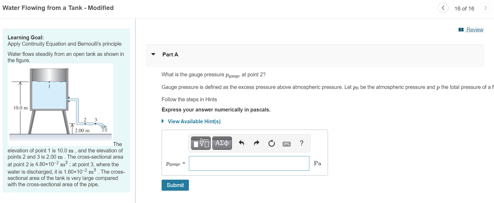 Solved Part D - If you didn't open Hint C1, open it now. | Chegg.com