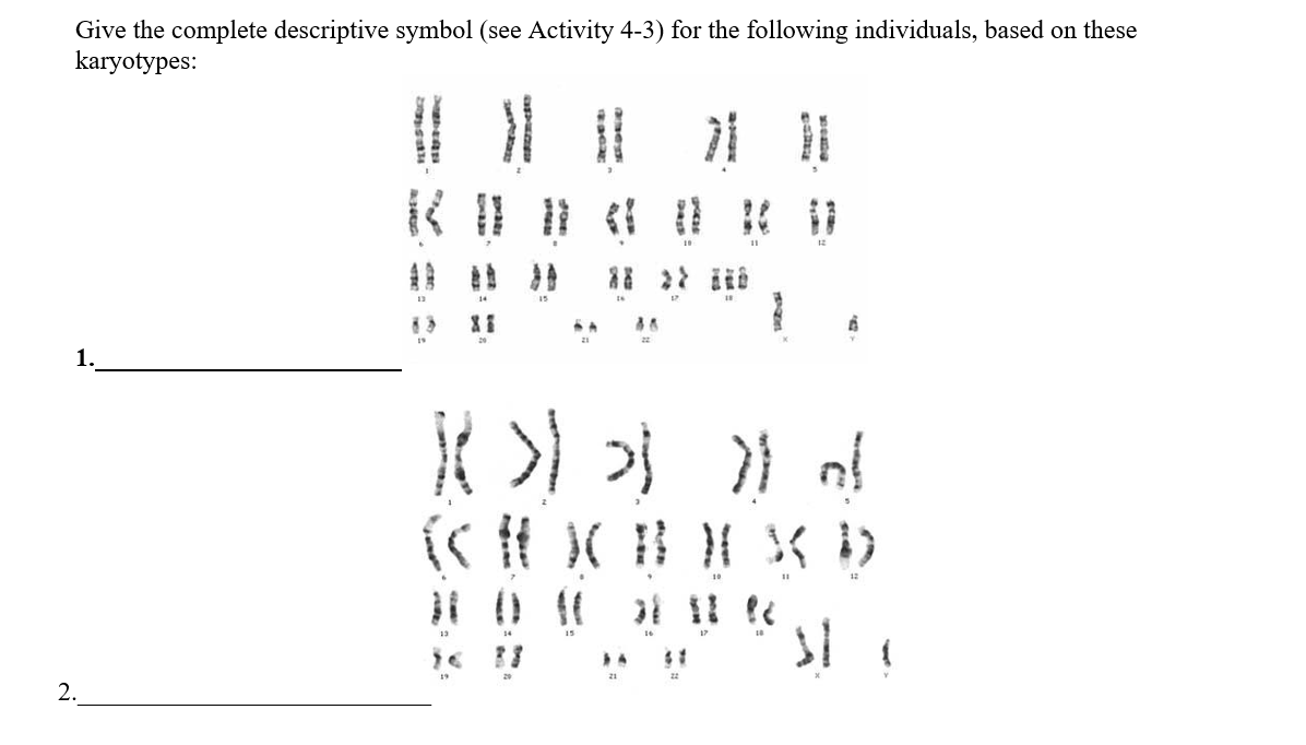 Solved Give the complete descriptive symbol (see Activity | Chegg.com
