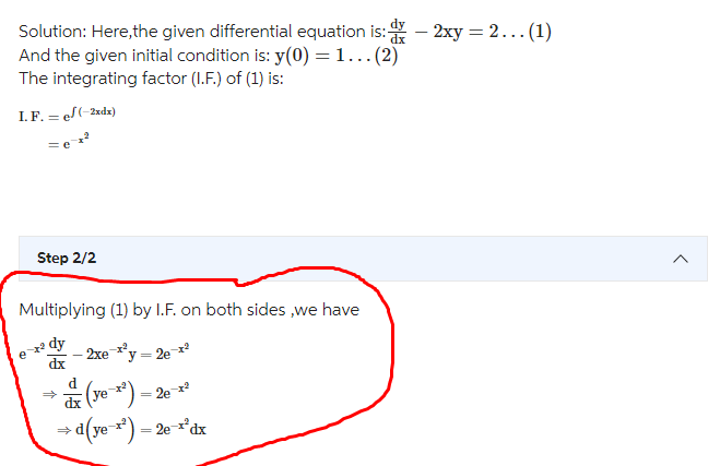 Solved Can you explain the circiled part in detailed steps, | Chegg.com