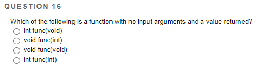 Solved QUESTION 16 Which of the following is a function with | Chegg.com
