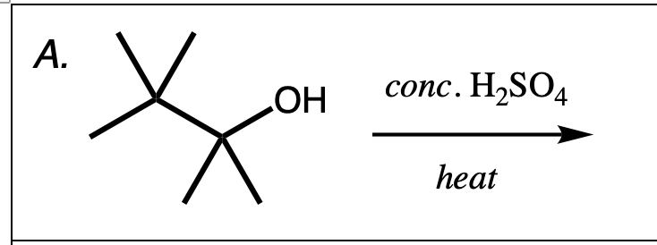 Solved Draw the major alkene product formed from each of the | Chegg.com