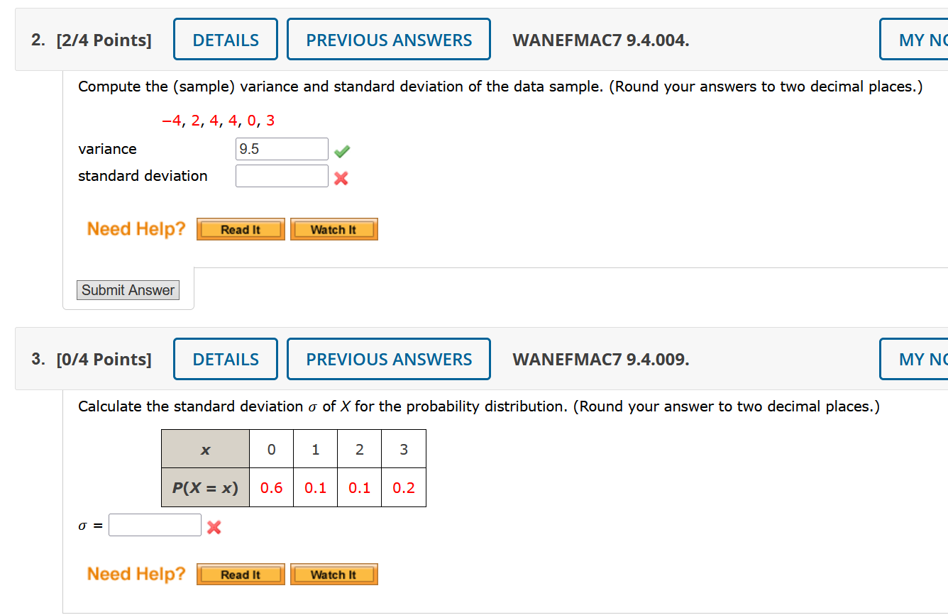 Solved 2. [2/4 Points] DETAILS PREVIOUS ANSWERS WANEFMAC7 | Chegg.com