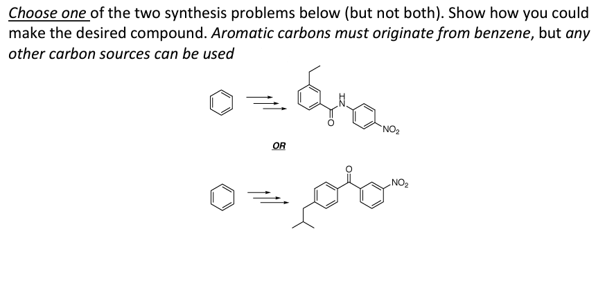 Solved Choose one of the two synthesis problems below (but | Chegg.com
