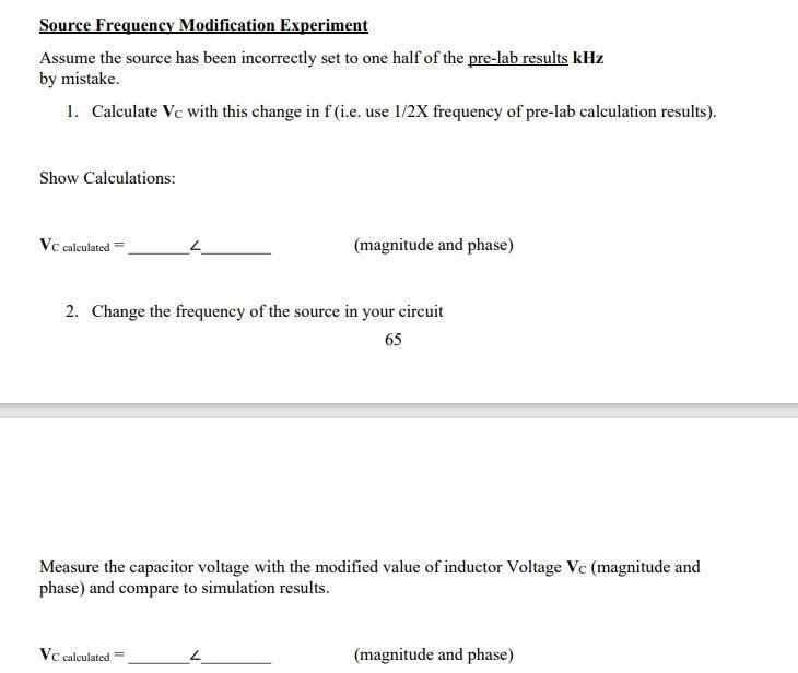 Solved Pre-Lab Assignment: Determine circuit component | Chegg.com