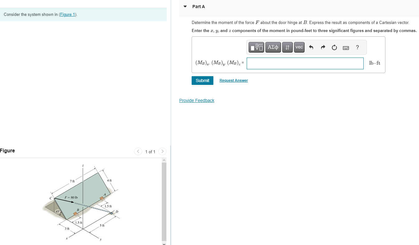 Solved Consider the system shown in (Figure 1). Determine | Chegg.com