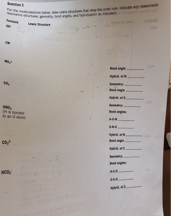Lewis Structure Ch4o