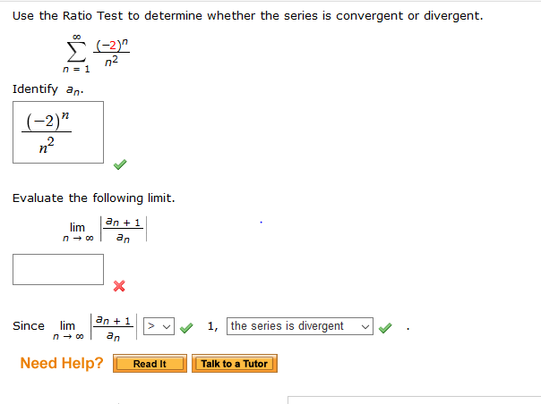 Solved Use the Ratio Test to determine whether the series is | Chegg.com