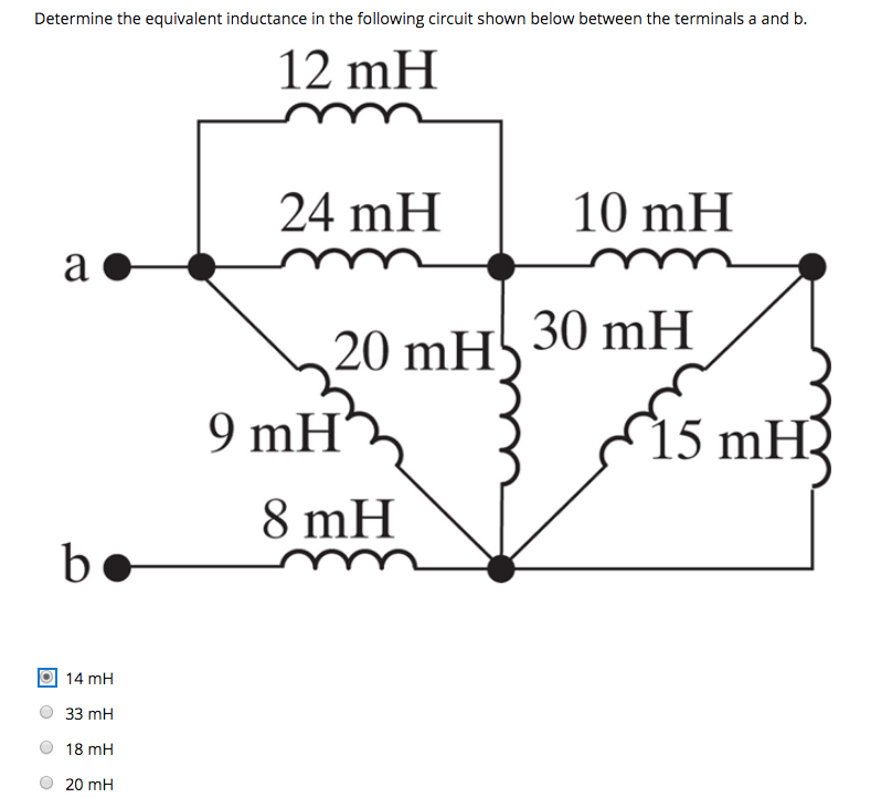 Solved Determine the equivalent inductance in the following | Chegg.com