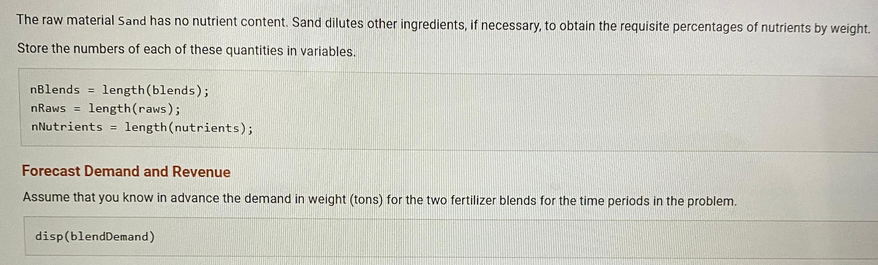 Solved Create Multiperiod Inventory Model in Problem-Based | Chegg.com