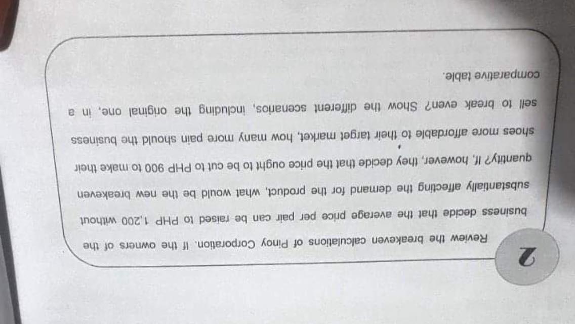 BINGA 3 on a short bond paper create your own | Chegg.com