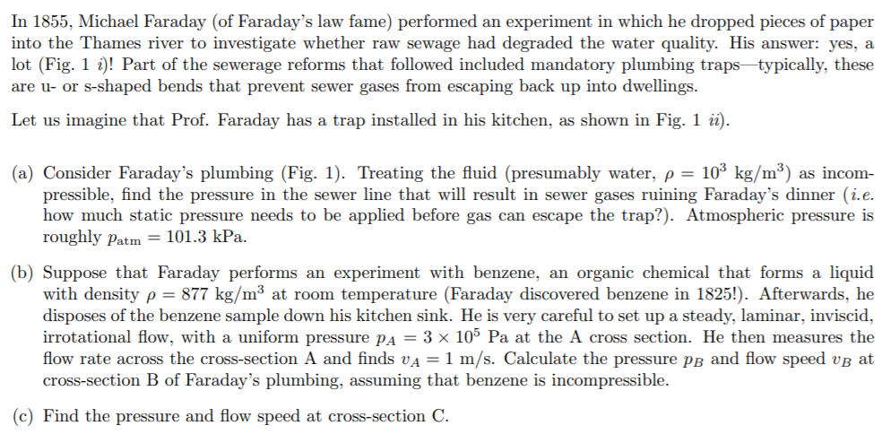 In 1855, Michael Faraday (of Faraday's law fame) | Chegg.com