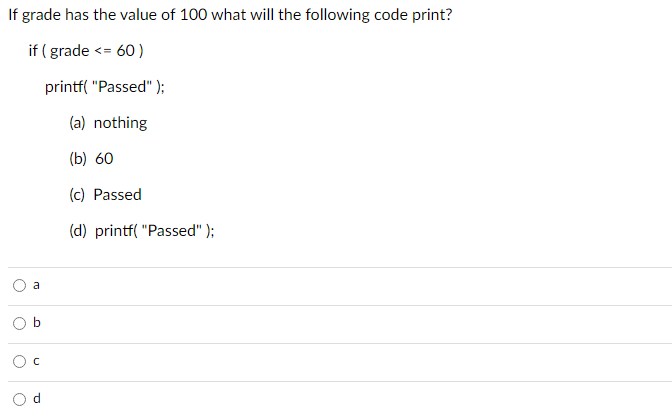 Solved Which is not a C repetition statement? (a) while (b) | Chegg.com