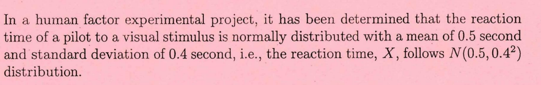 Solved In a human factor experimental project, it has been | Chegg.com