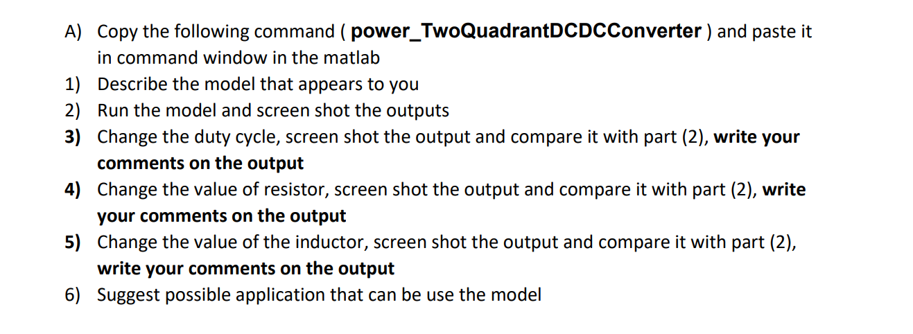 Solved A) Copy the following command ( | Chegg.com