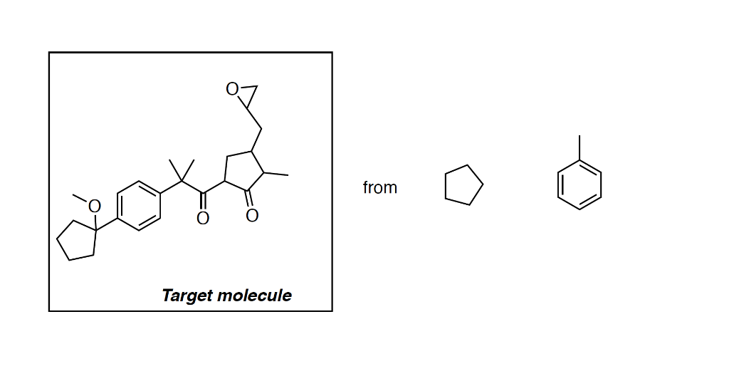 Solved Propose a synthesis using the target molecule | Chegg.com