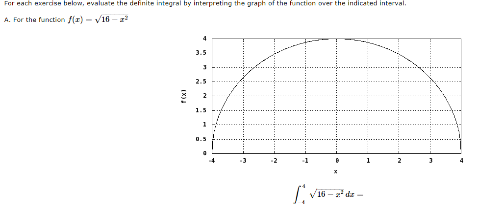 Solved For each exercise below, evaluate the definite | Chegg.com