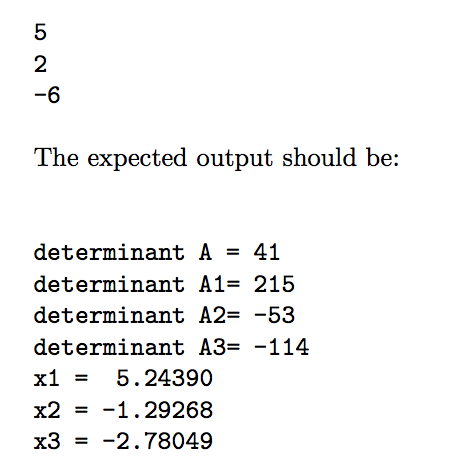 Solved 3. Cramer's Rule: Given a matrix A representing a | Chegg.com