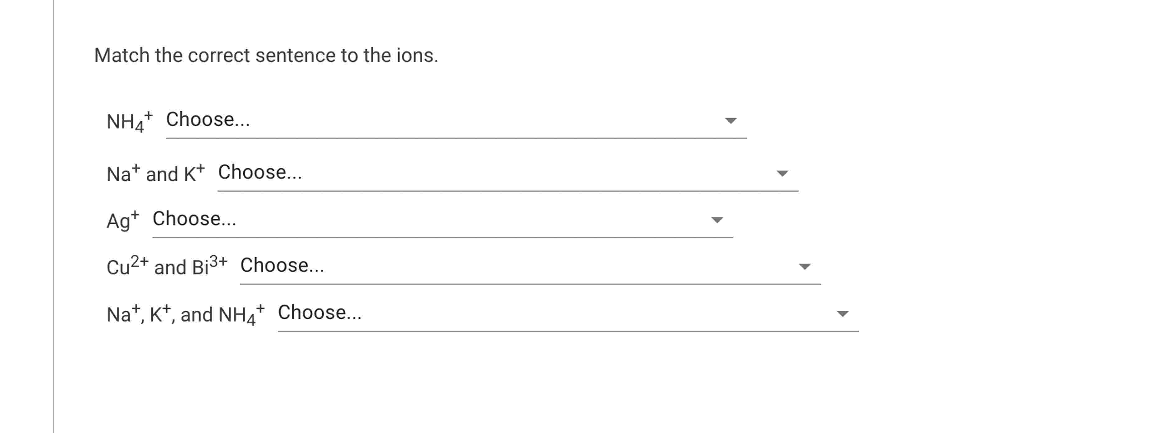 Solved Match the correct sentence to ﻿the | Chegg.com