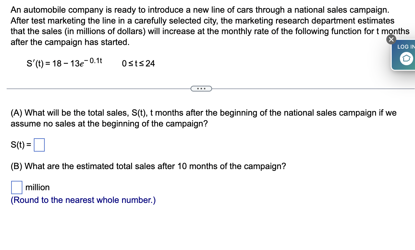 Solved An automobile company is ready to introduce a new | Chegg.com