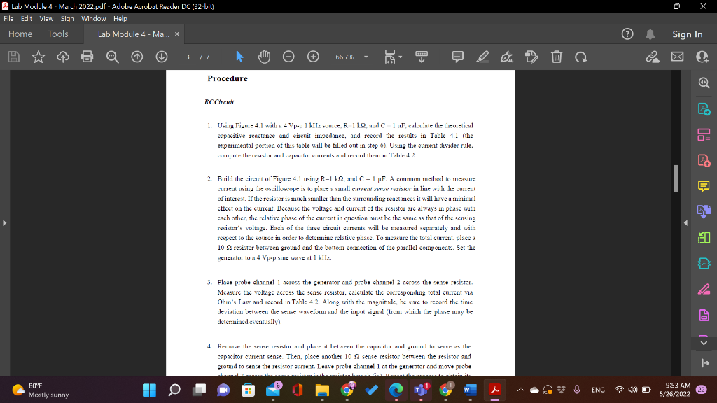 Solved Lab Module 4 - March 2022.pdf - Adobe Acrobat Reader | Chegg.com