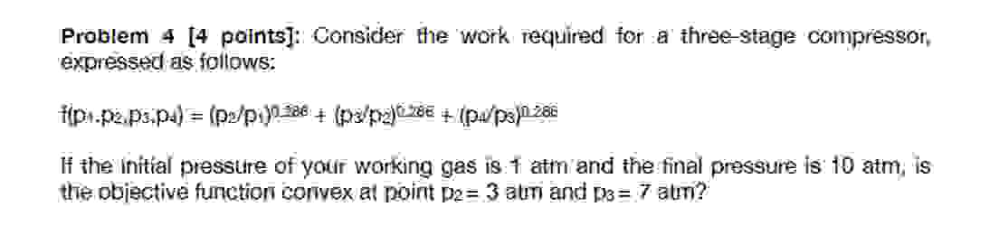 Solved Problem 4 [4 ﻿points]: Consider the work required for | Chegg.com