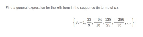 Solved Find a general expression for the nth term in the | Chegg.com