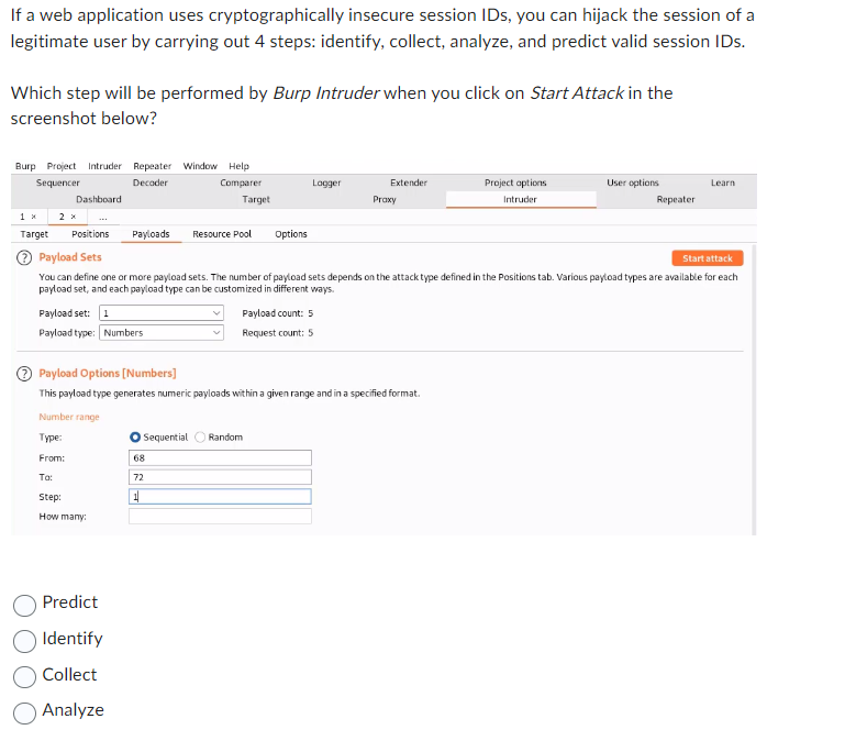 Solved If a web application uses cryptographically insecure | Chegg.com