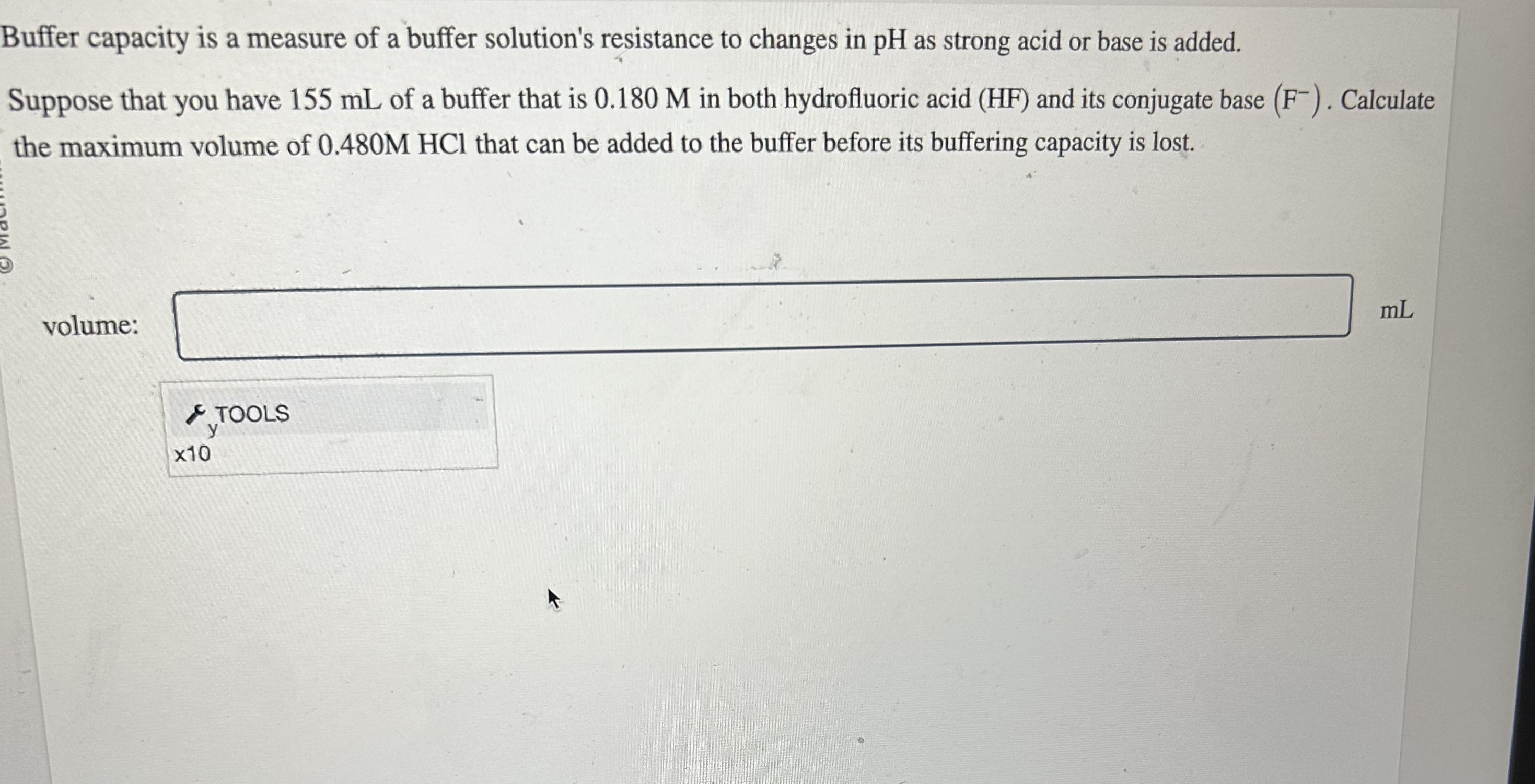 Solved Buffer capacity is a measure of a buffer solution's | Chegg.com