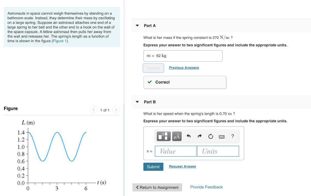 Solved Astronauts in space cannot weigh themselves by | Chegg.com