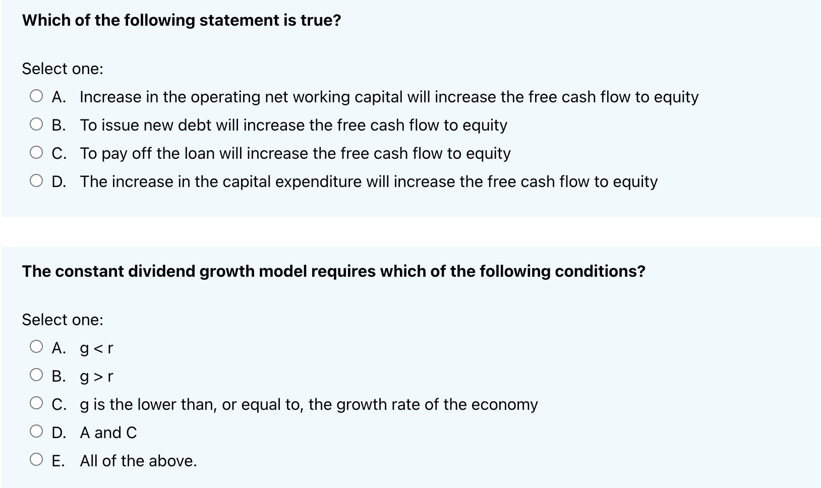Solved Which of the following statement is true? Select one: | Chegg.com