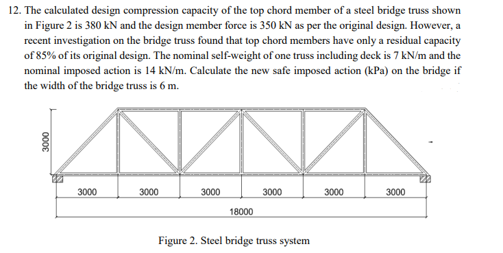 Solved 2. The calculated design compression capacity of the | Chegg.com
