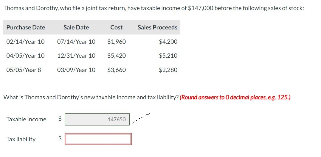 Solved Please show answer step by step with calculation. tax | Chegg.com