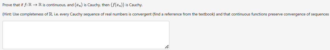 Solved Prove that if f:R→R is continuous, and (xn) is | Chegg.com