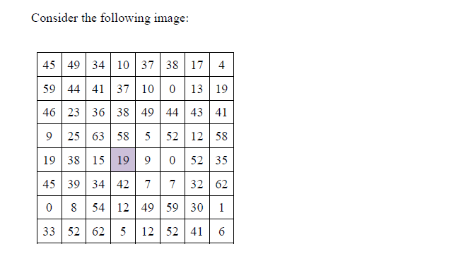 Consider the following image: 45 49 34 10 37 38 17 4 | Chegg.com