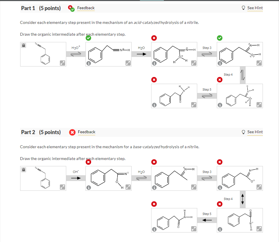 Solved Consider each elementary step present in the | Chegg.com