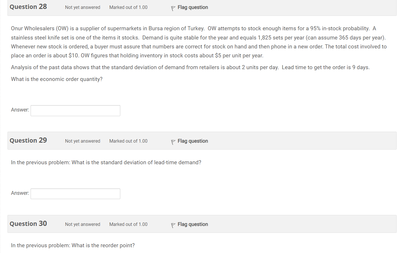 Solved Question 28 Not yet answered Marked out of 1.00 Flag | Chegg.com