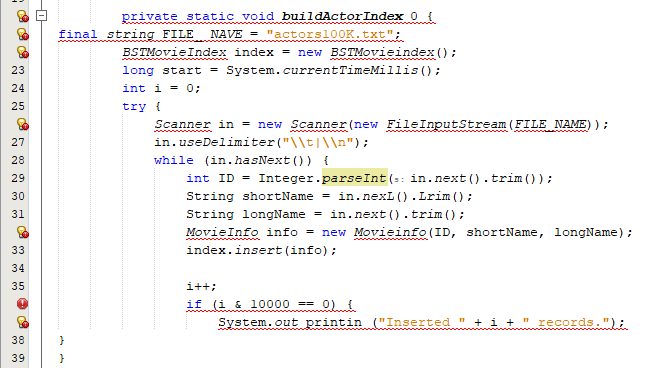 Solved private static void buildactorIndex 0 i final string | Chegg.com