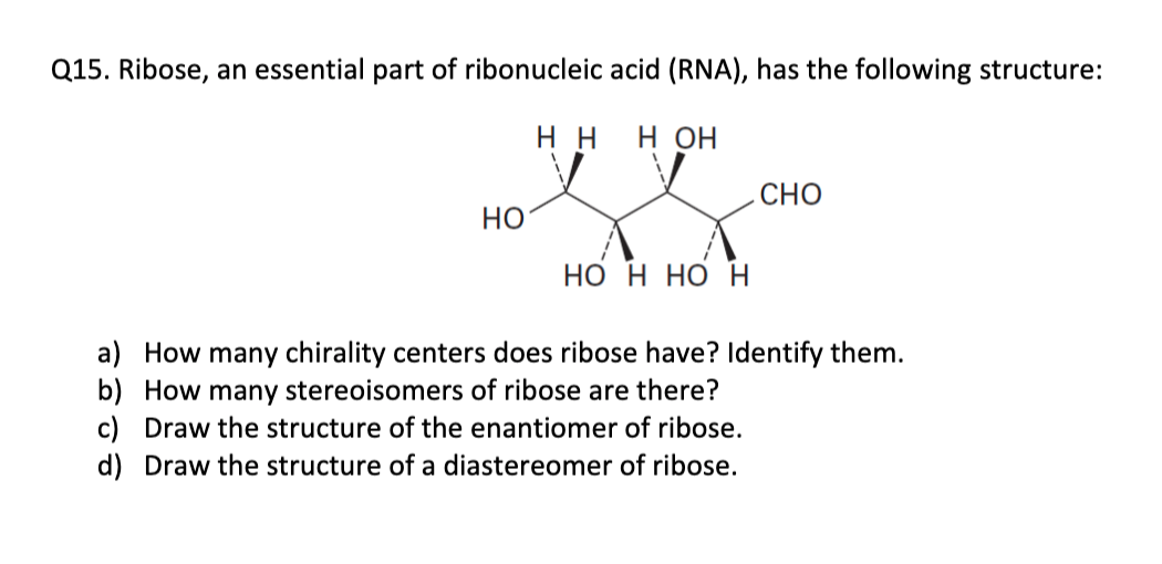 Solved Q14. Draw compounds that fit the following | Chegg.com