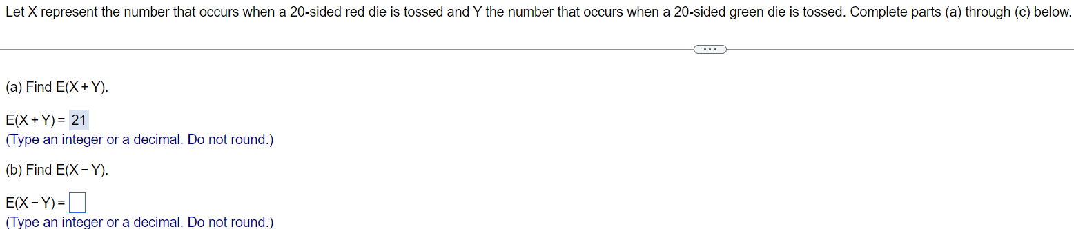 Solved Let X represent the number that occurs when a 20 | Chegg.com