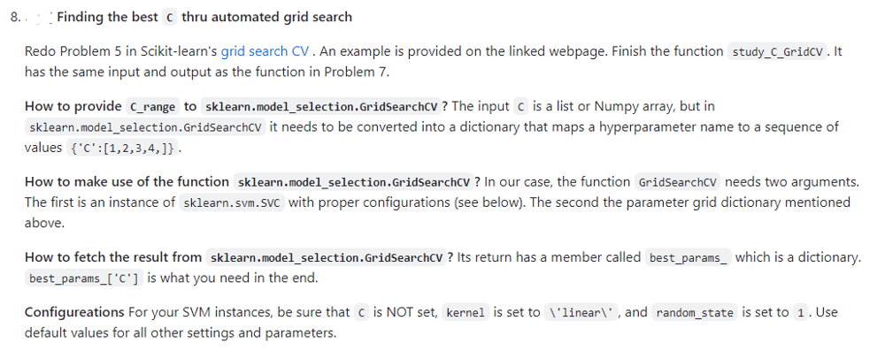 Solved For all functions below, every argument is a 1-D list | Chegg.com