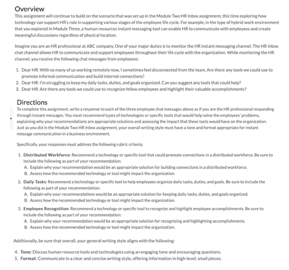 Solved This assignment will continue to build on the | Chegg.com