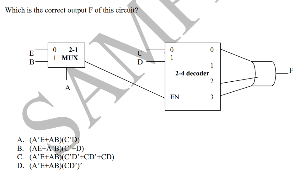 Solved The correct answer is D But can you explain how to | Chegg.com