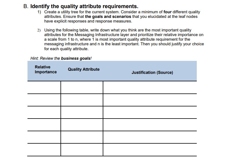 [Solved]: Create utility tree Plz Designing with Patterns Sy