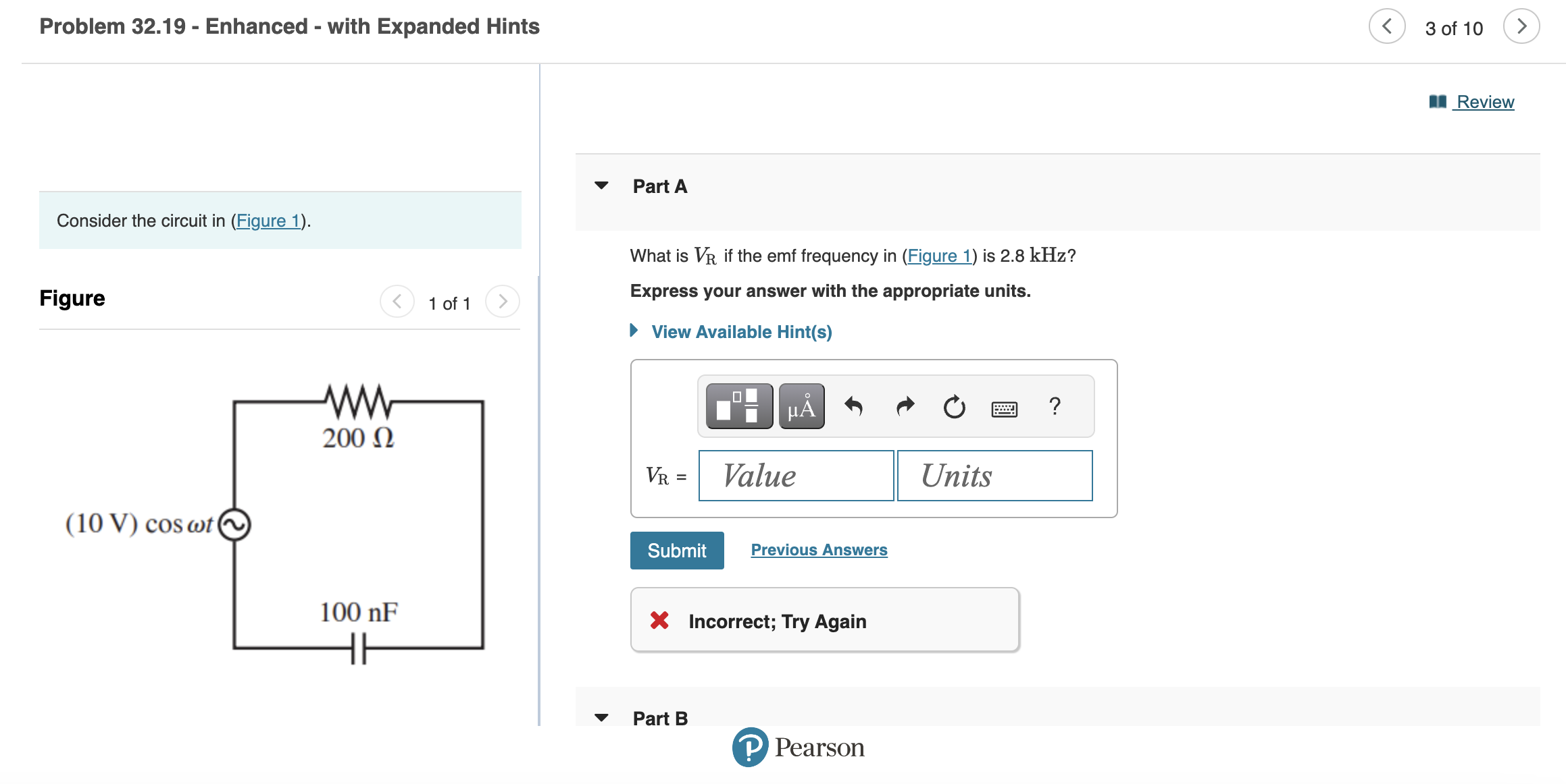 Solved Problem 32.19 - Enhanced - with Expanded Hints Part A | Chegg.com