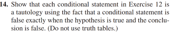 Solved 4. Show that each conditional statement in Exercise | Chegg.com